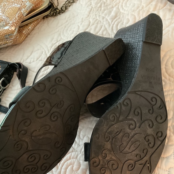 Brighton | Shoes | Brighton Leather Wedge Sandals | Poshmark